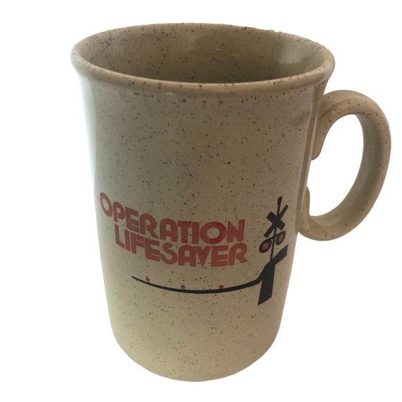 Dining | Vintage England Operation Lifesaver Coffee Mug Cross Tracks ...